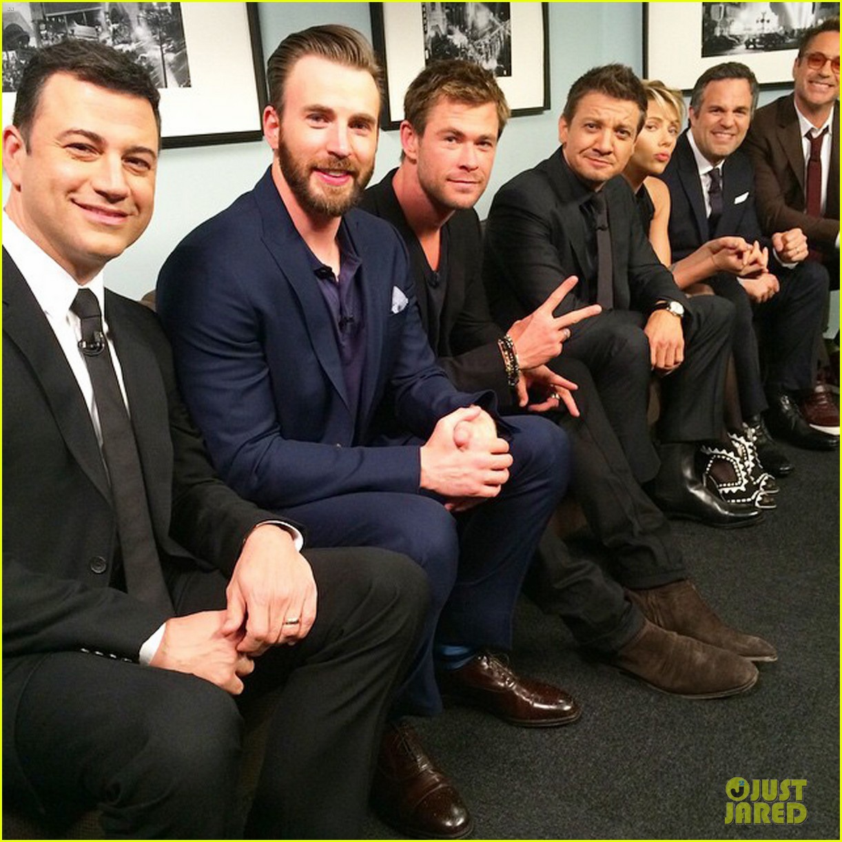 Chris Evans & Robert Downey Jr. Suit Up For 'Avengers: Age of Ultron' Premiere: Photo 3346641 ...