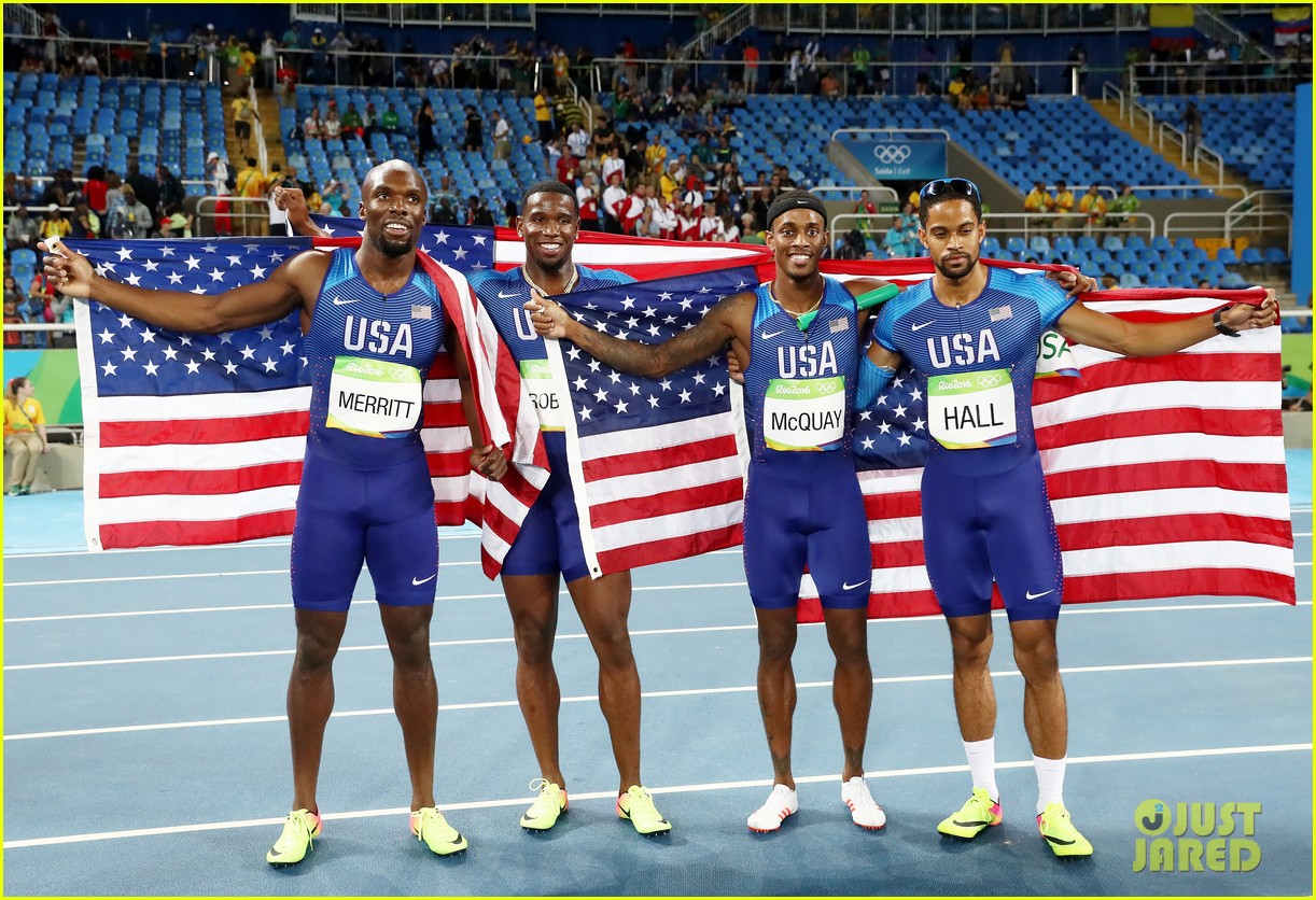 Team USA s Men Win Gold In 4x400 Relay At The Rio Olympics 2016 Photo