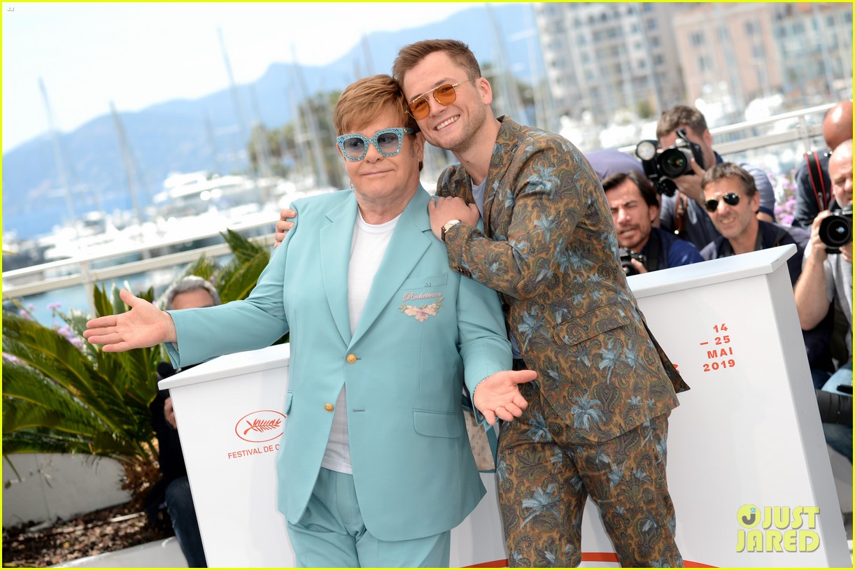 Elton John Joins Taron Egerton & 'Rocketman' Cast at Cannes Film Festival Photo Call!: Photo ...