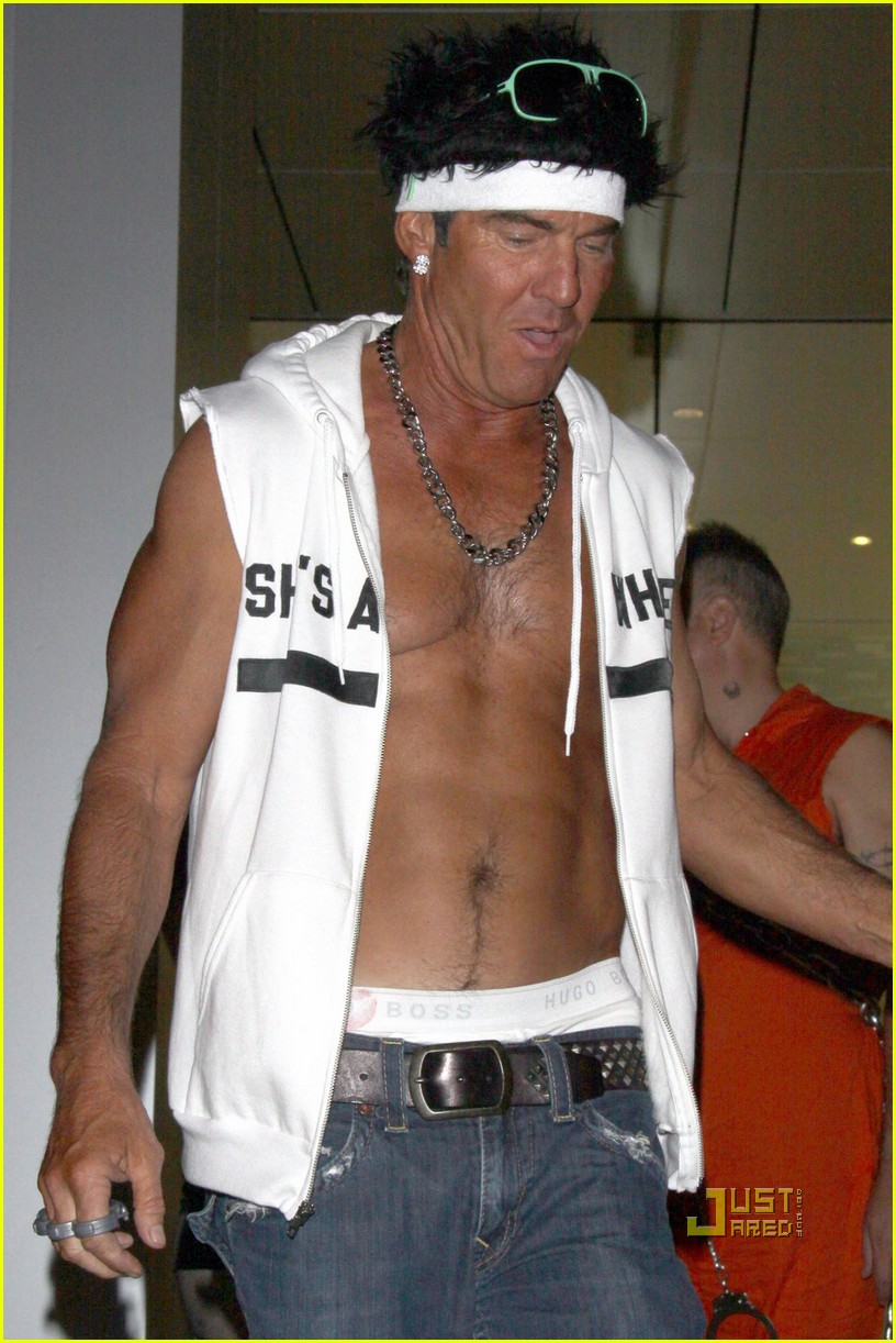 Dennis Quaid: Shirtless 'Jersey Shore' Guido for Halloween!: Photo ...