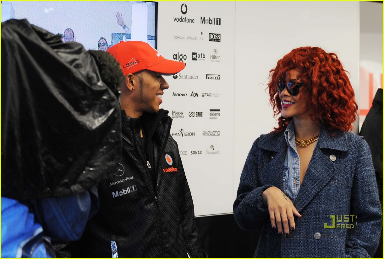 Rihanna: Canadian Grand Prix with Lewis Hamilton!: Photo 2552285 ...