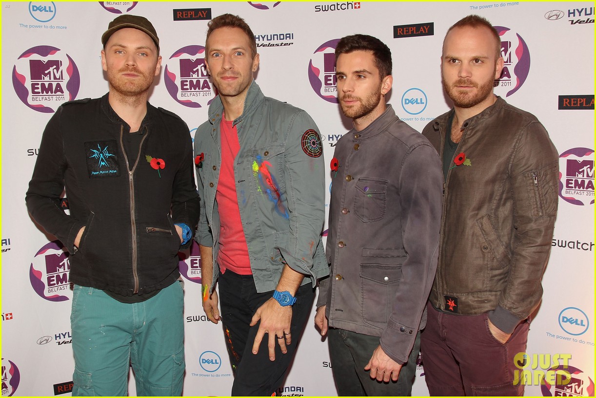 Coldplay: MTV EMAs 2011 Red Carpet & Performance: Photo 2597465 ...