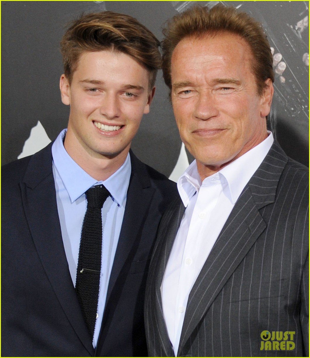 Patrick Schwarzenegger: 'Expendables 2' Premiere with Dad!: Photo ...