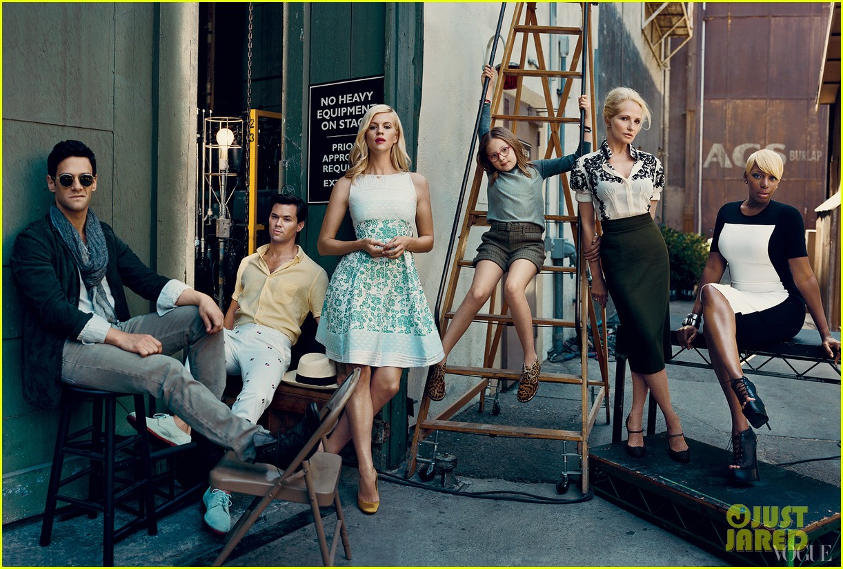 Andrew Rannells, Justin Bartha, & 'New Normal' Cast: 'Vogue' Feature ...
