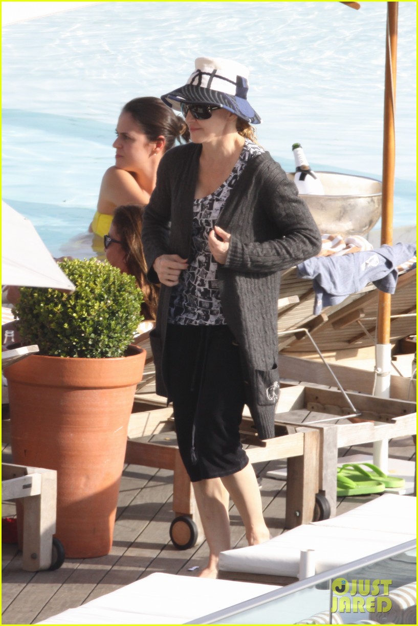 Madonna, her kids, & her boyfriend chilling at the pool - Rio de ...