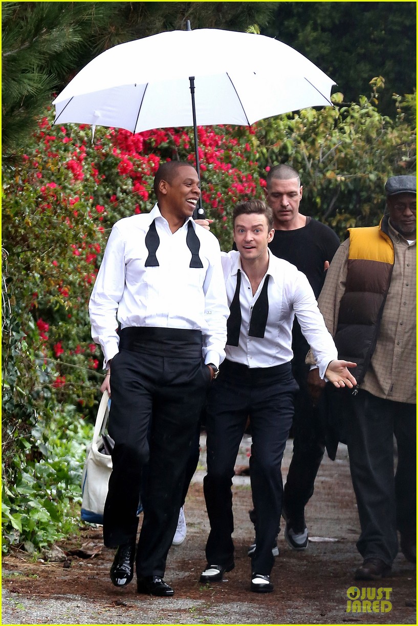 Justin Timberlake: 'Suit & Tie' Music Video Shoot with Jay-Z!: Photo ...
