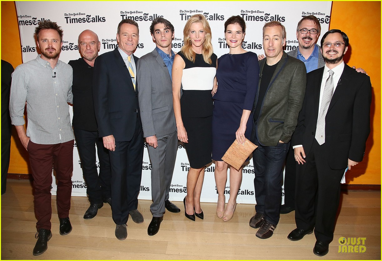 Aaron Paul & Bryan Cranston: 'Breaking Bad' Promo at TimesTalk!: Photo ...