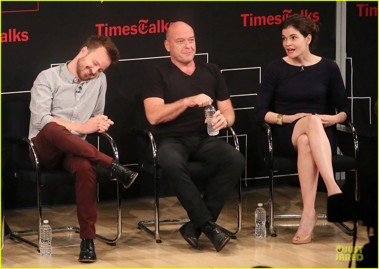 Aaron Paul & Bryan Cranston: 'Breaking Bad' Promo at TimesTalk!: Photo ...