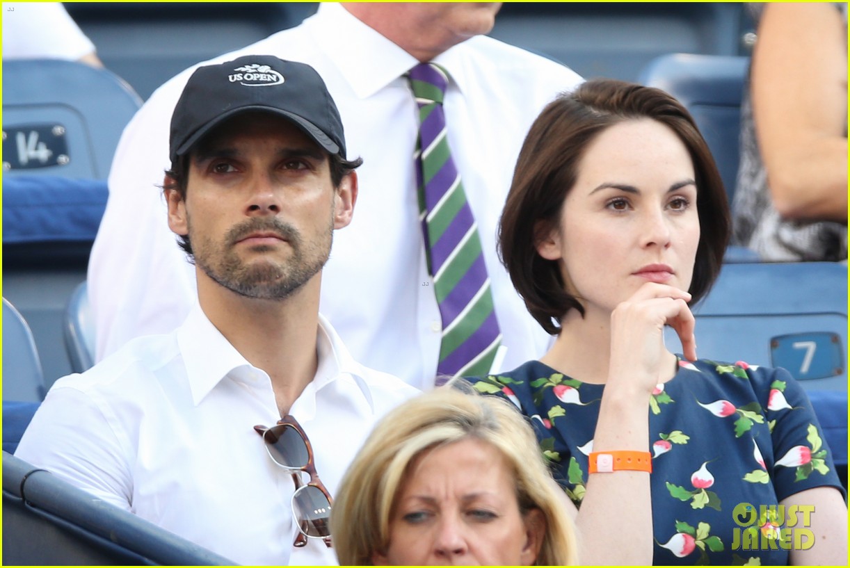 Michelle Dockery & Boyfriend John Dineen Watch U.S. Open!: Photo ...