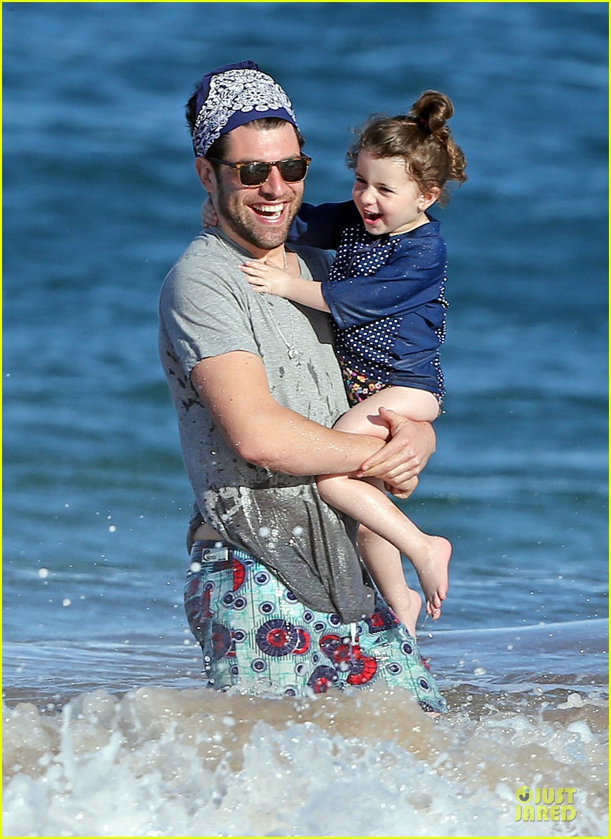 Max Greenfield: Shirtless Vacation with Bikini-Clad Wife Tess!: Photo ...