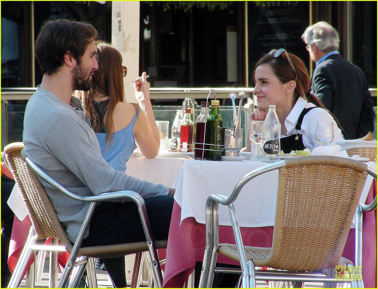 Emma Watson Loves Lunch with Boyfriend Matthew Janney Overall!: Photo ...