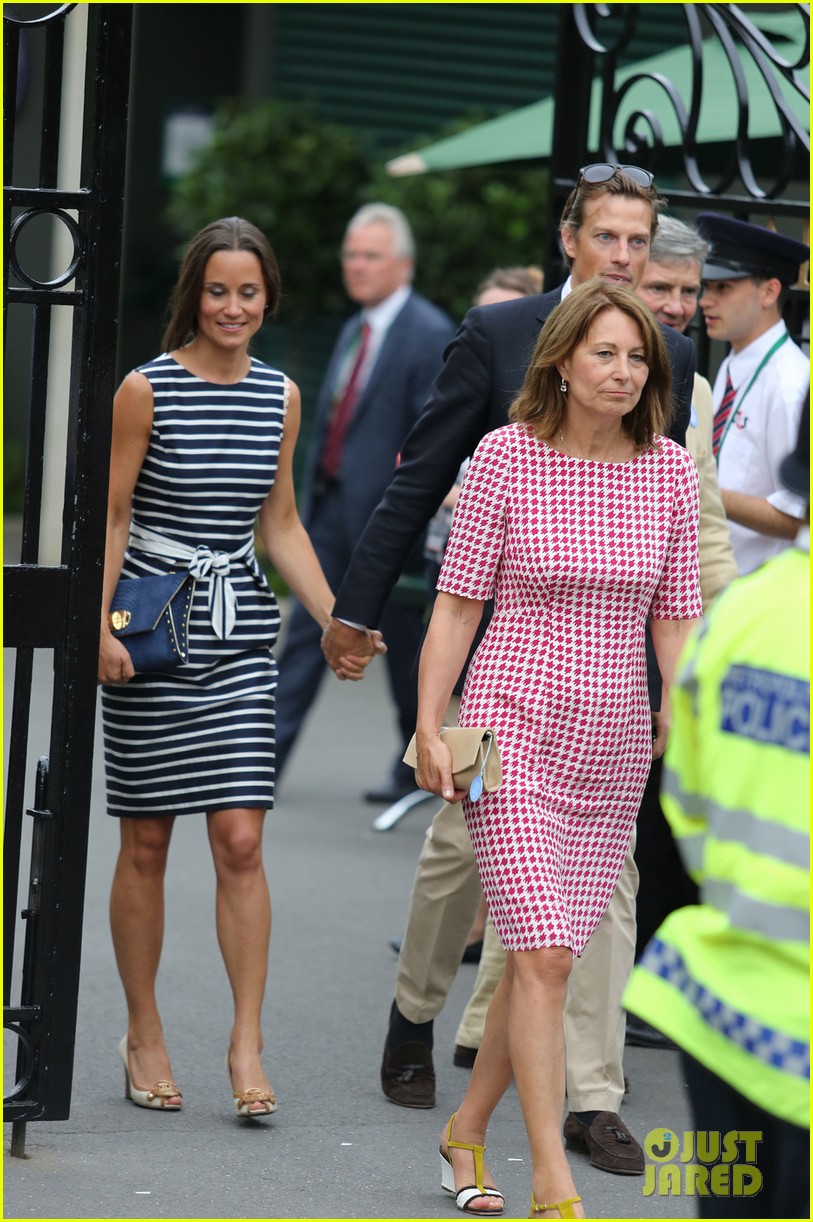 Pippa Middleton & Boyfriend Nico Jackson Hold Hands at Wimbledon ...