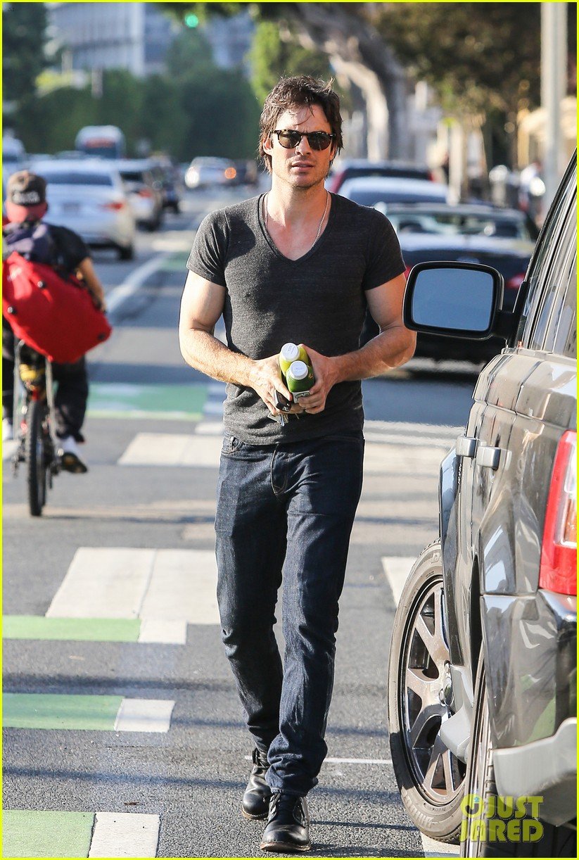 Ian Somerhalder's Biceps Bulge During Outing with Nikki Reed!: Photo ...