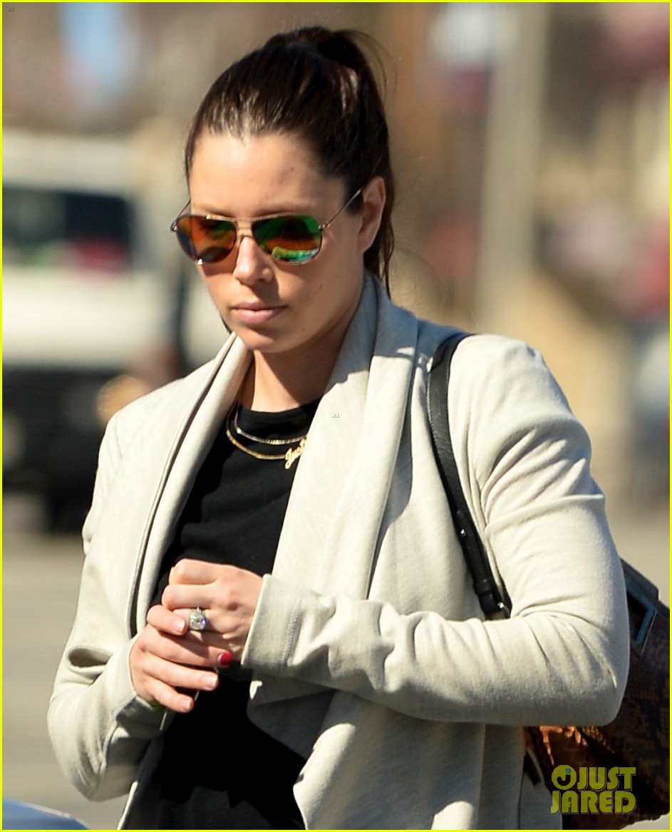 Jessica Biel With Her Baby