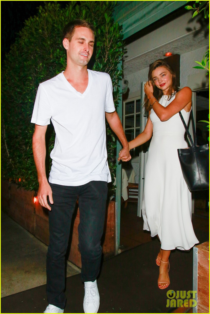 Miranda Kerr & Snapchat's Evan Spiegel Look So Happy Together on Their ...
