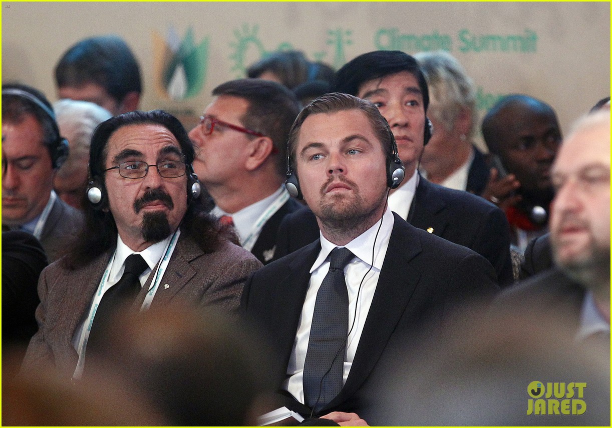 Leonardo DiCaprio & His Dad Attend Climate Change Summit: Photo 3523265 ...