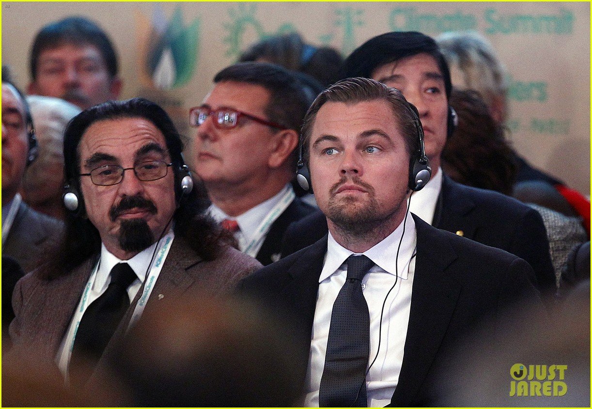 Leonardo DiCaprio & His Dad Attend Climate Change Summit: Photo 3523271 ...