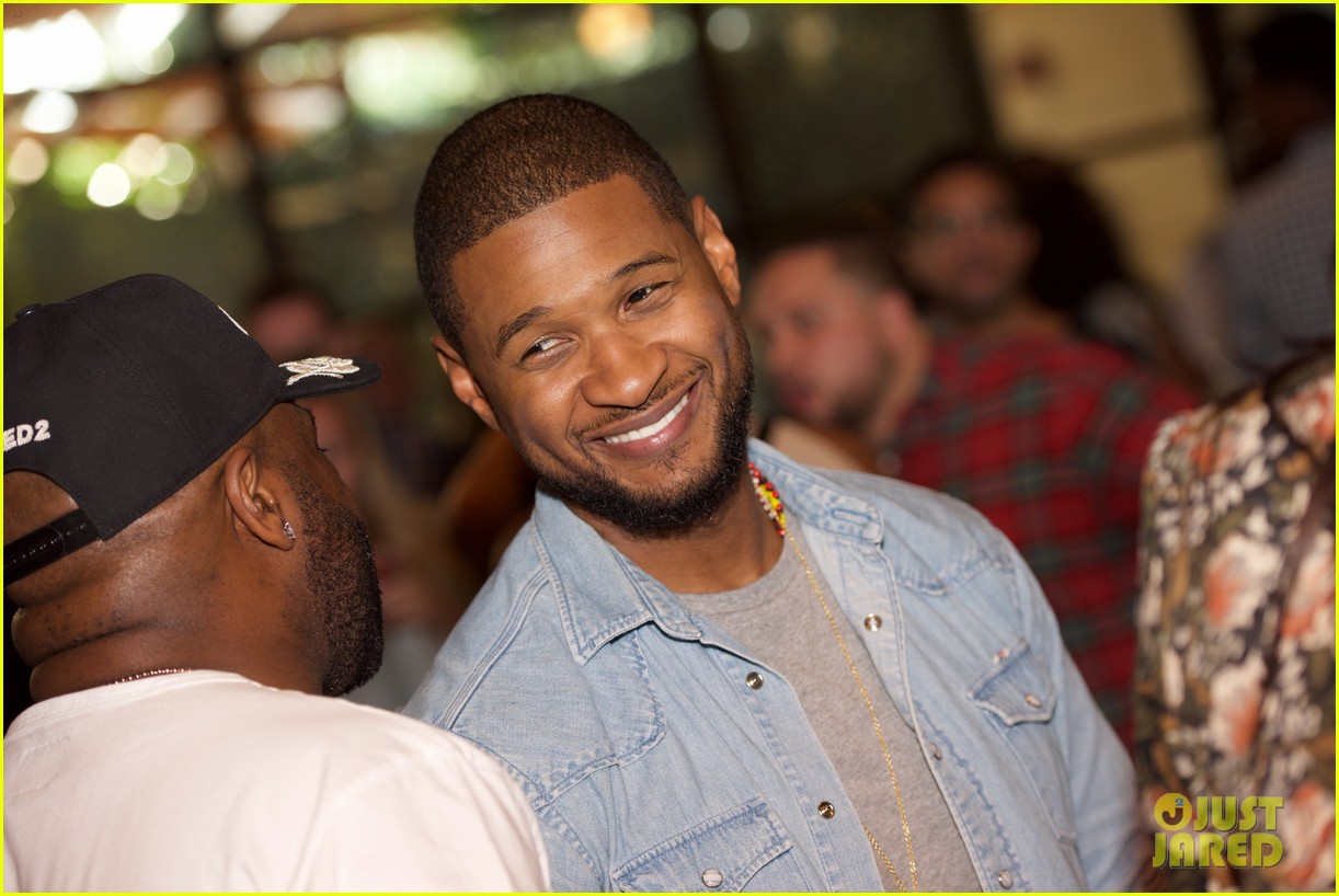 Usher, Kelly Rowland, & Diddy Celebrate with L.A. Reid at His Pre ...