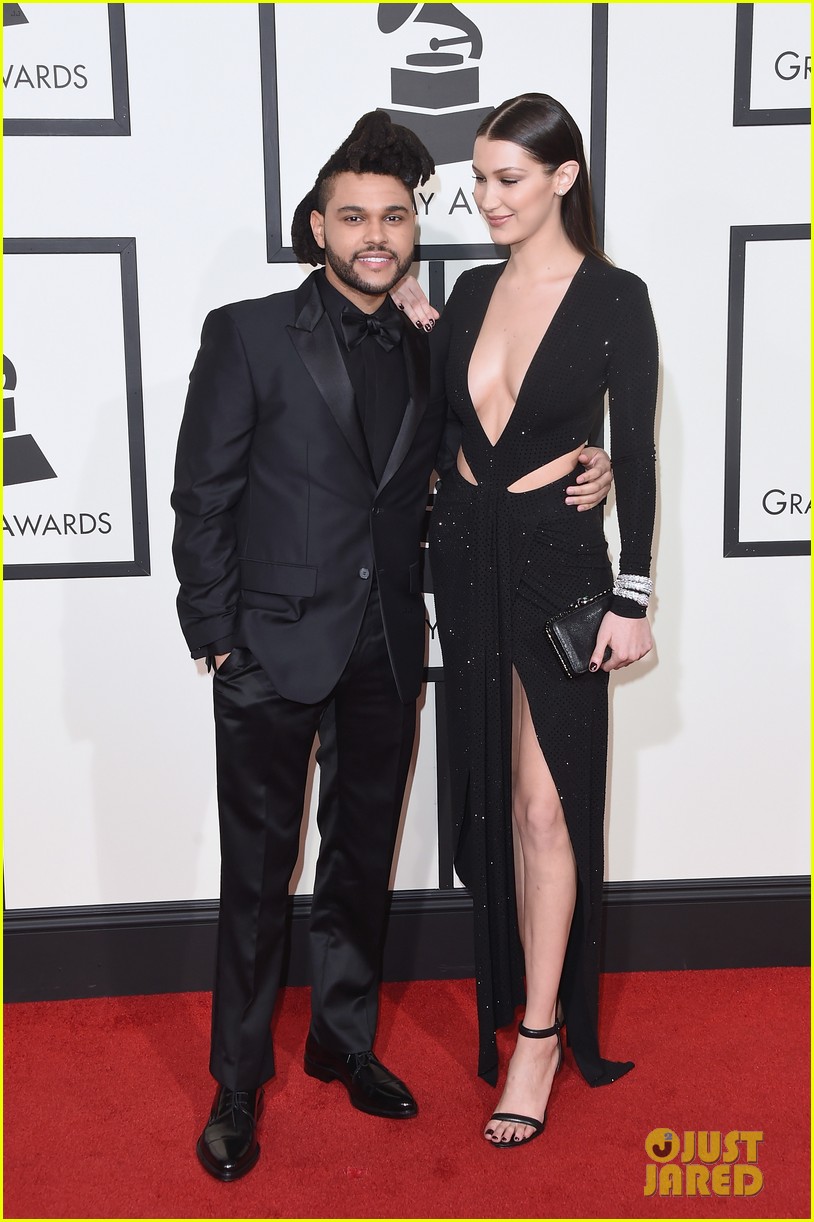 The Weeknd & Girlfriend Bella Hadid Hit Grammys 2016 Red Carpet!: Photo ...