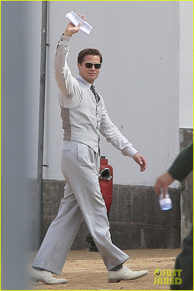 Brad Pitt Wears a White Suit for 'Allied' Filming in Spain: Photo ...