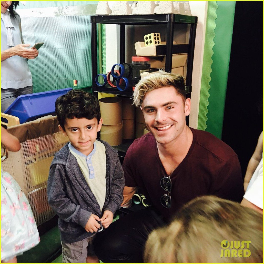 Zac Efron Encourages Adorable Kids to Stay in School: Photo 3672279 ...