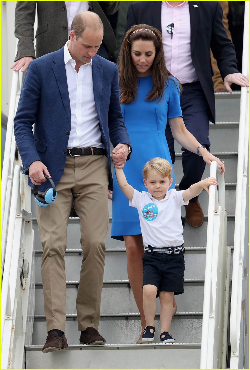 Kate Middleton & Prince George Share Cute Moments at Royal Air Show ...