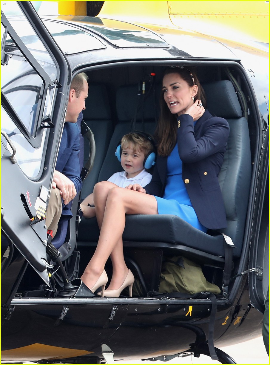 Kate Middleton & Prince George Share Cute Moments at Royal Air Show ...
