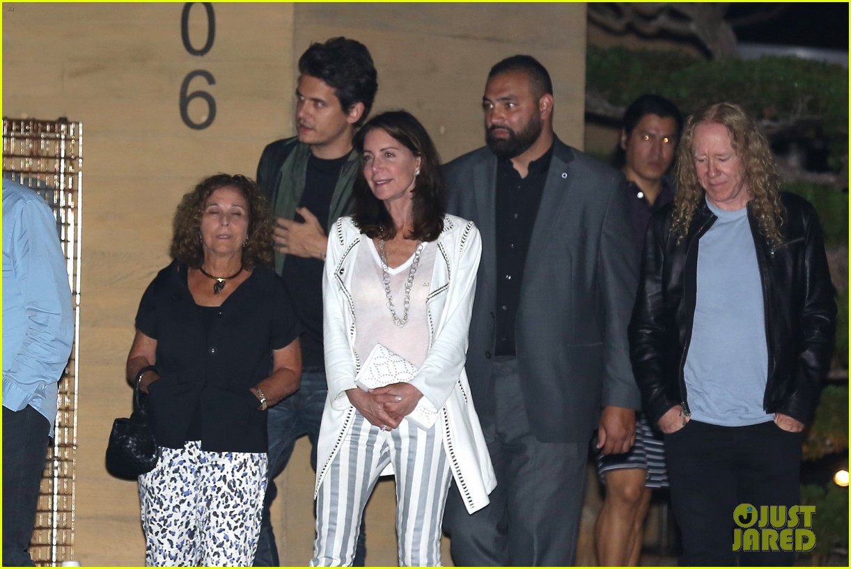 John Mayer With His Mother