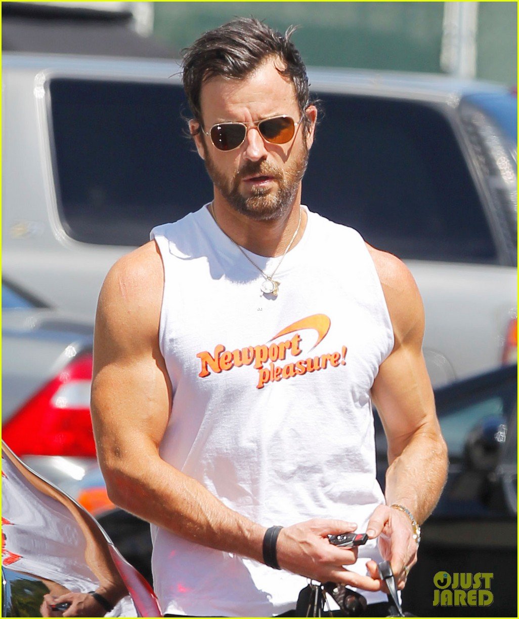 Justin Theroux Muscles Up After Tuesday Afternoon Workout!: Photo ...