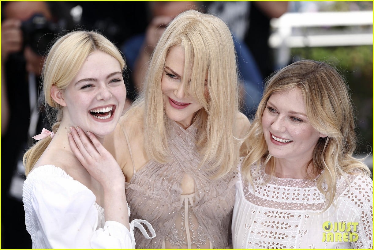 Nicole Kidman, Kirsten Dunst & Elle Fanning Coordinate At 'The Beguiled ...