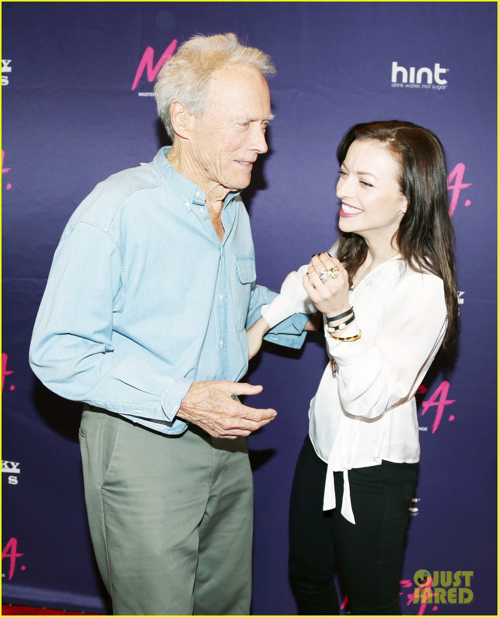 Francesca Eastwood Gets Support from Father Clint at 'M.F.A.' Premiere ...