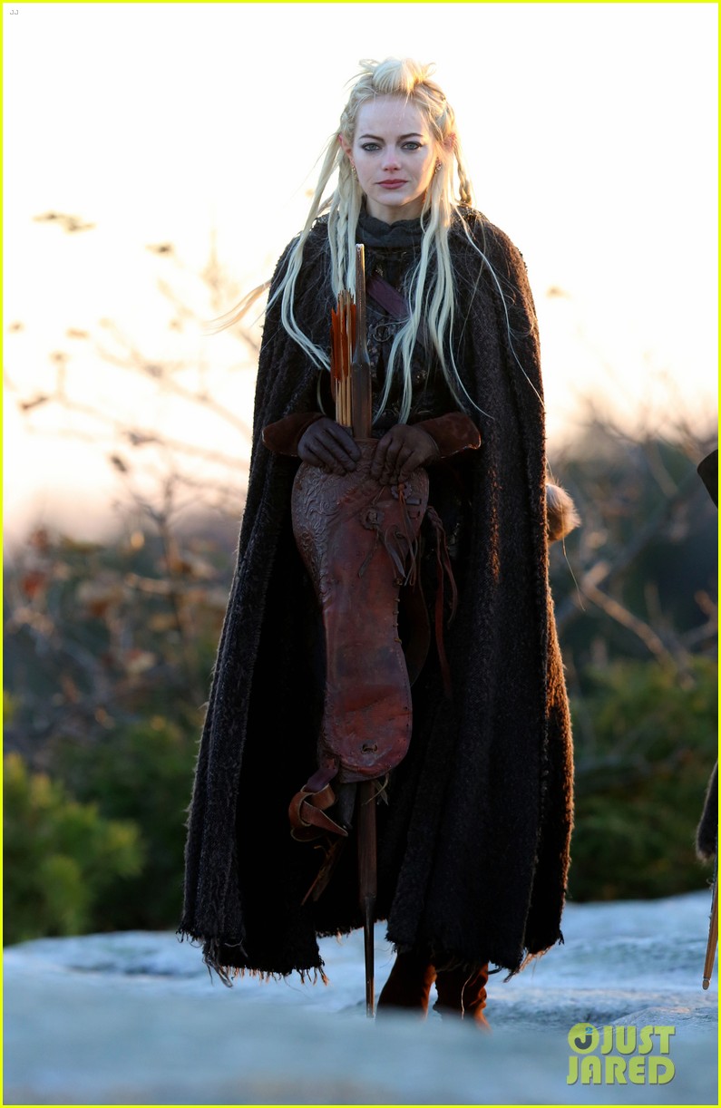 Emma Stone Is Basically the Female Legolas in These 'Maniac' Set Photos ...