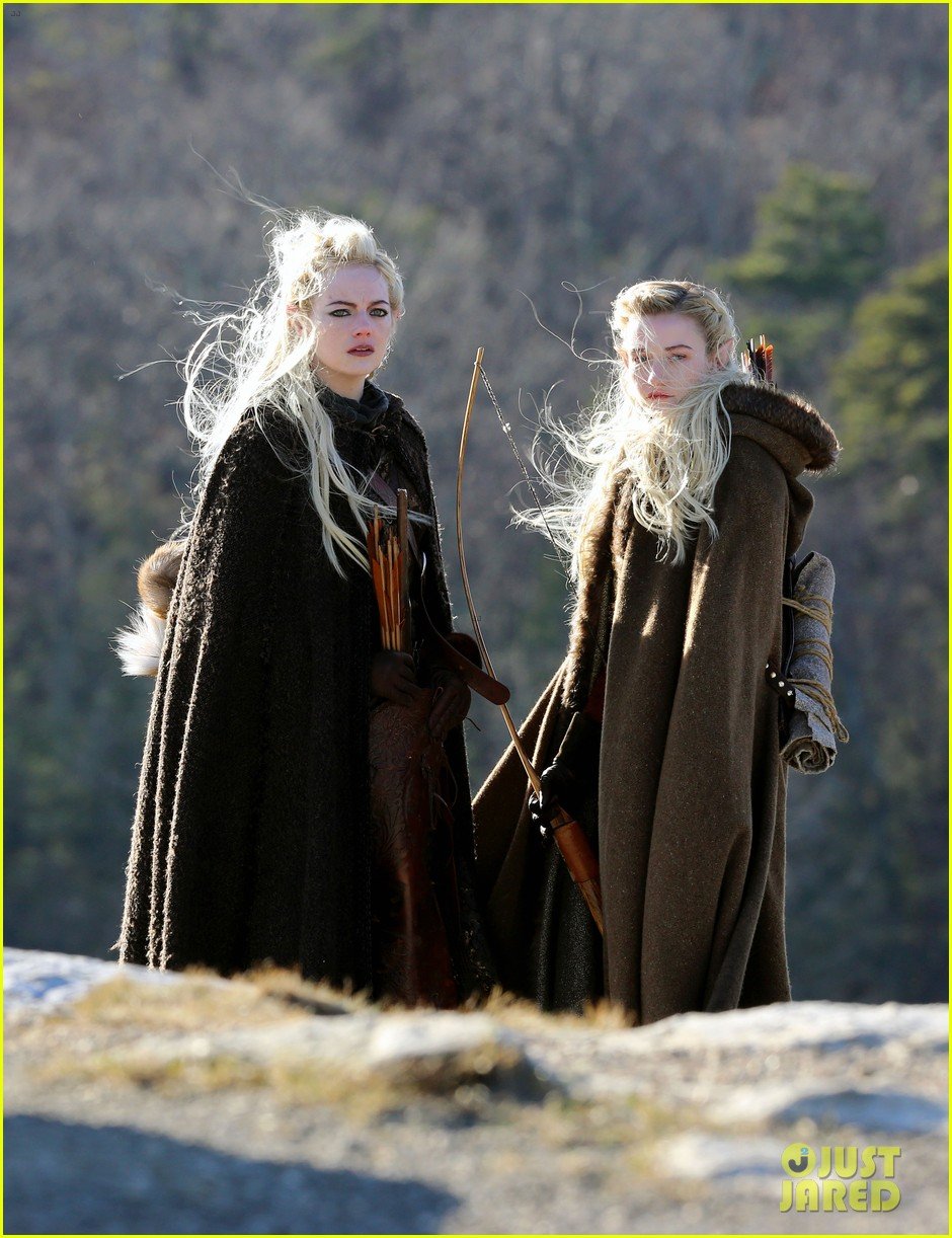 Emma Stone Is Basically the Female Legolas in These 'Maniac' Set Photos ...