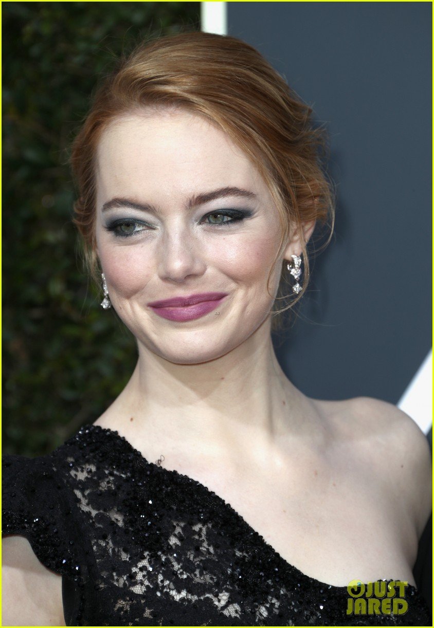Emma Stone's Golden Globes Makeup Had Important Meaning!: Photo 4010473 ...
