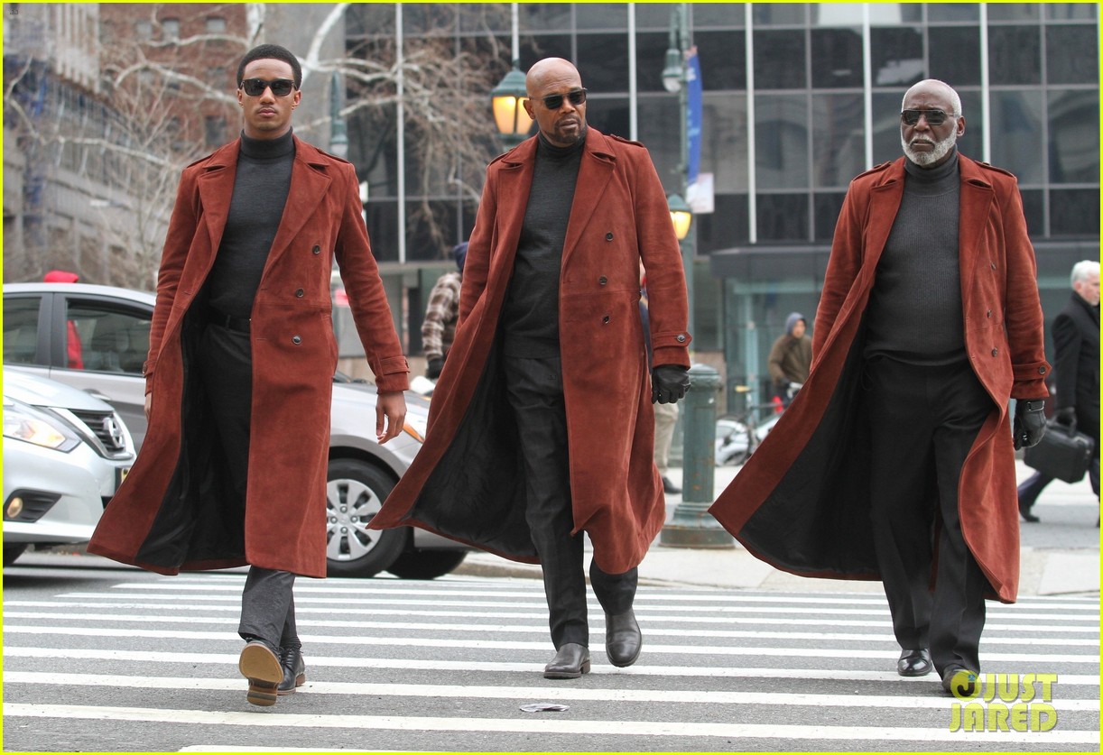 Three Generations of 'Shaft' Actors Film in Matching Costumes!: Photo ...