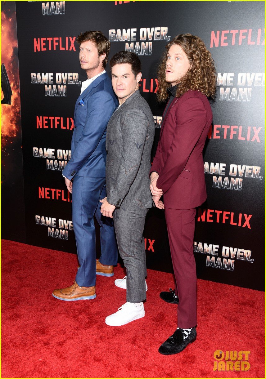 Anders Holm, Adam Devine & Blake Anderson Premiere New Netflix Film ...