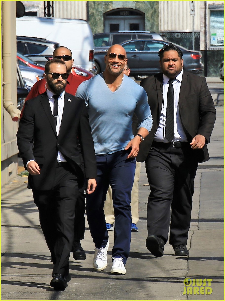 Dwayne Johnson Tells Jimmy Kimmel He Wants Him To Be Girlfriend's Doula ...