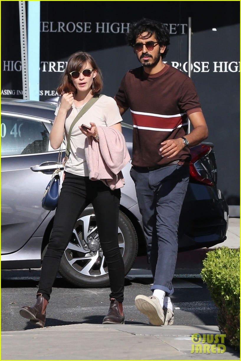 Dev Patel & Girlfriend Tilda Cobham-Hervey Hold Hands for Smoothie Run ...