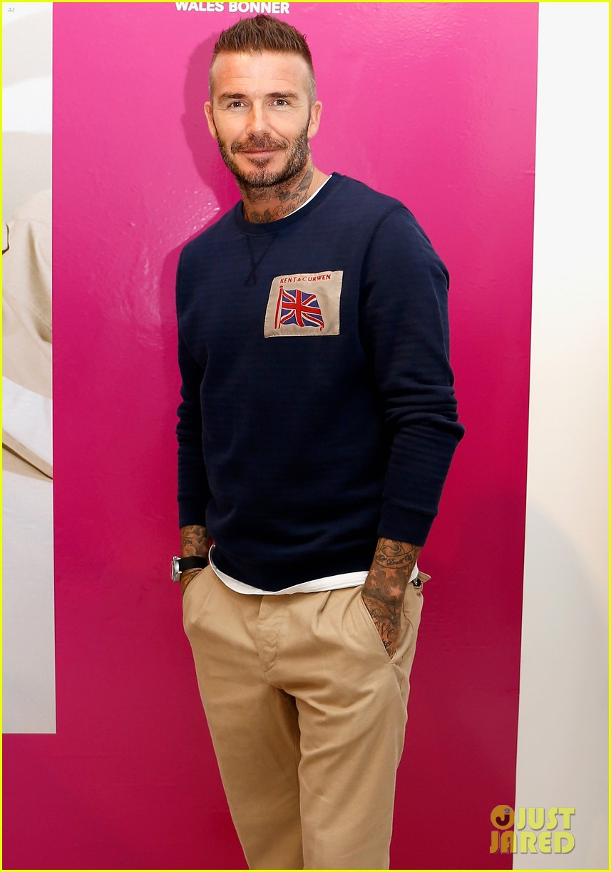 David Beckham Kicks Off Men's Fashion Week With British Fashion Council ...
