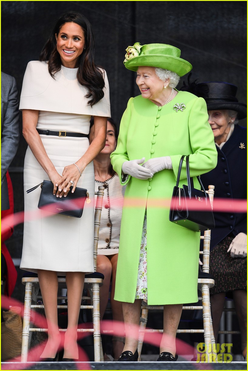 Duchess Meghan Markle Makes First Official Visit with Queen Elizabeth ...