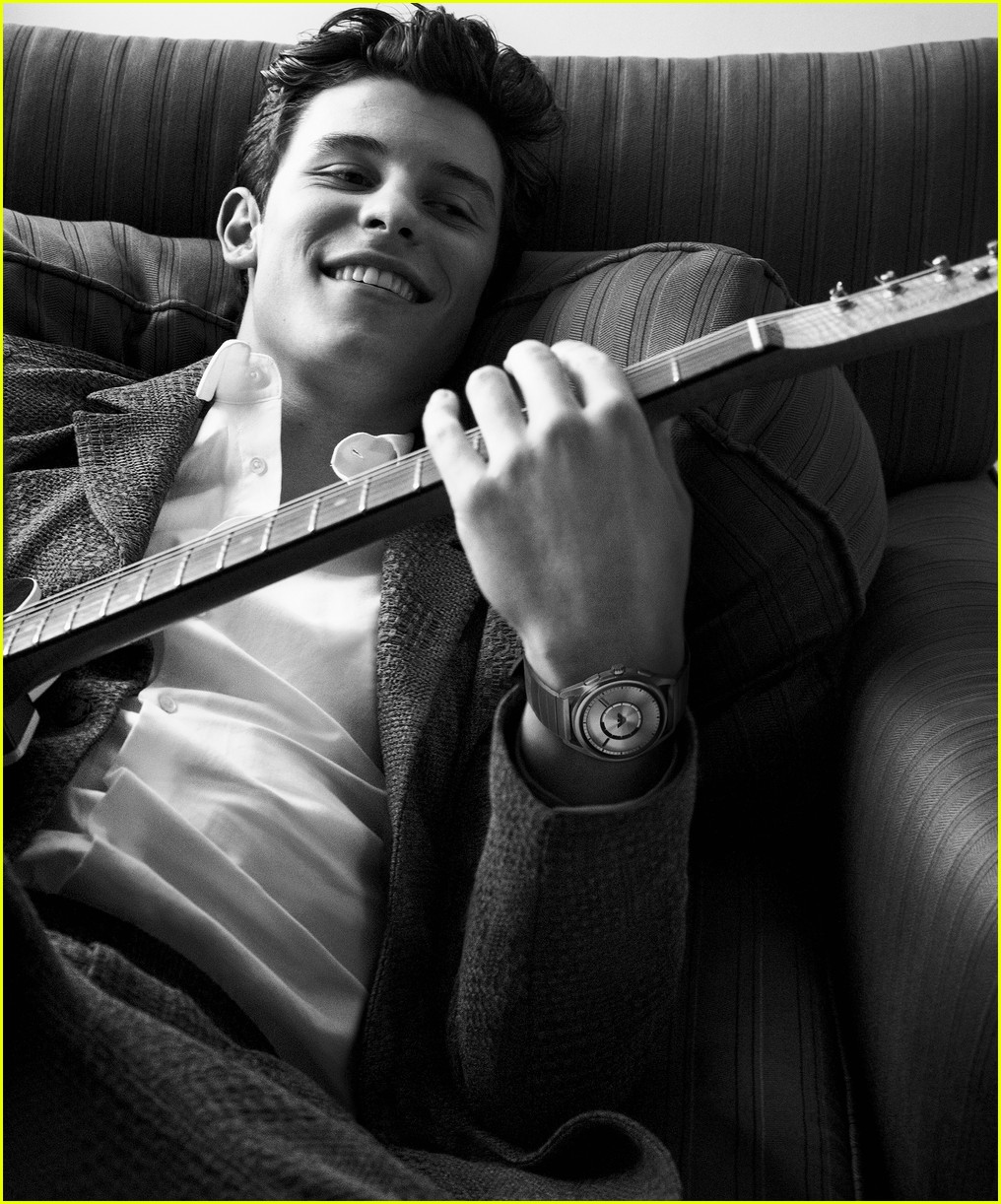 Shawn Mendes Models Emporio Armani's Smartwatches for New Campaign ...