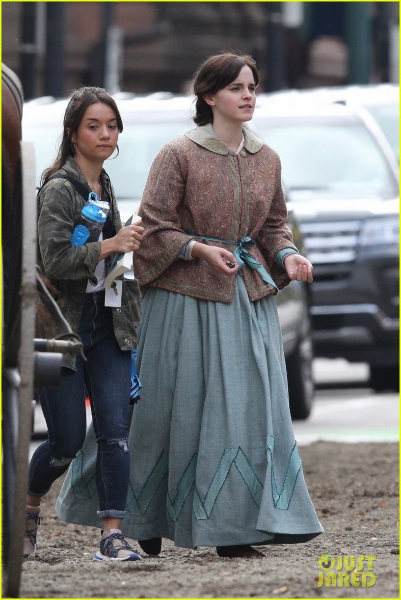 Emma Watson Begins Filming 'Little Women' - First Look Set Photos ...
