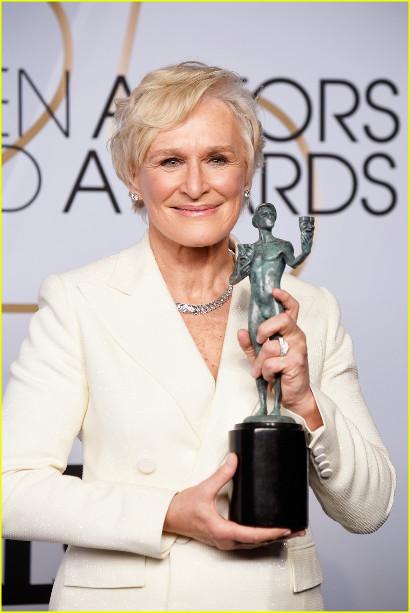 Glenn Close Wins Best Female Actor in a Leading Role at SAG Awards 2019 ...
