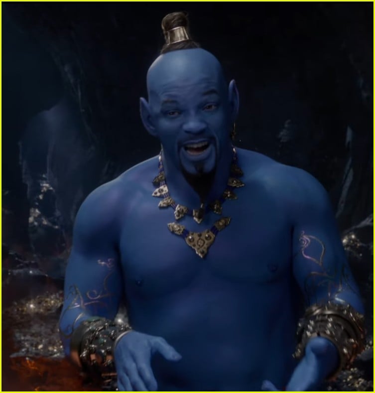 Will Smith as the Genie in 'Aladdin' - Disney Gives First Look in New ...