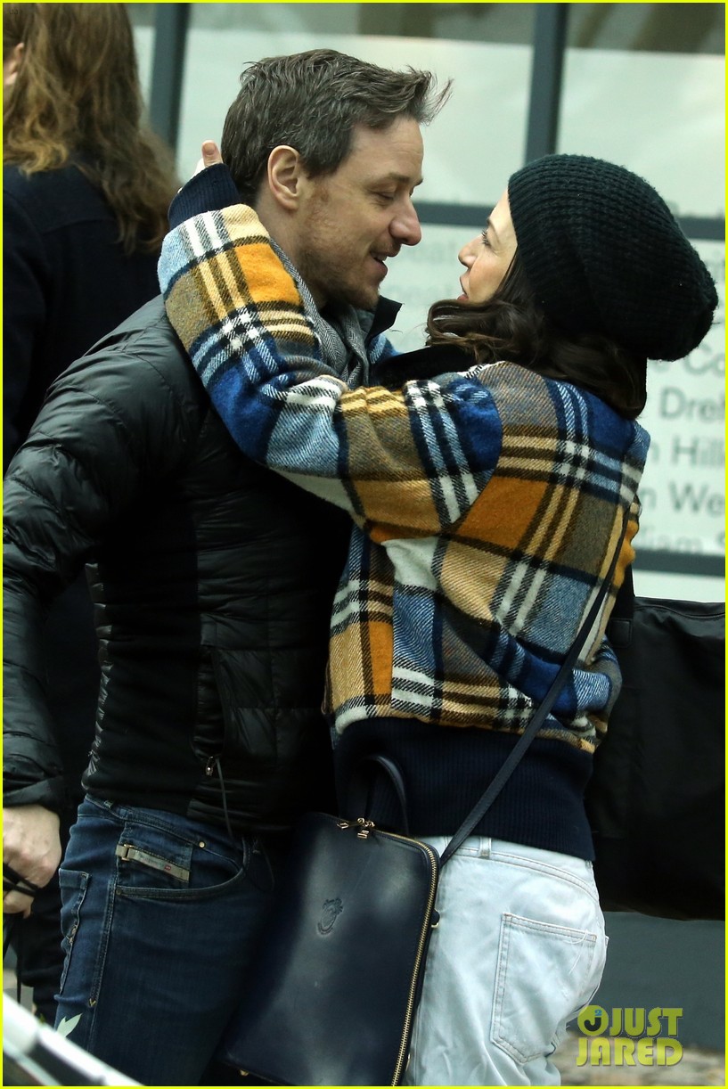 James McAvoy & Girlfriend Lisa Liberati Pack on PDA in Rare Photos ...