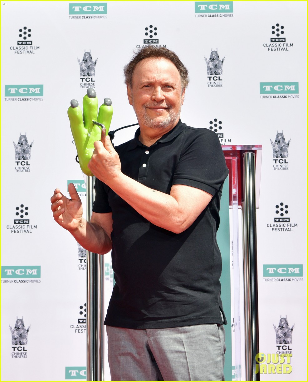 Billy Crystal Channels Mike Wazowski During Hollywood Hand & Footprint ...