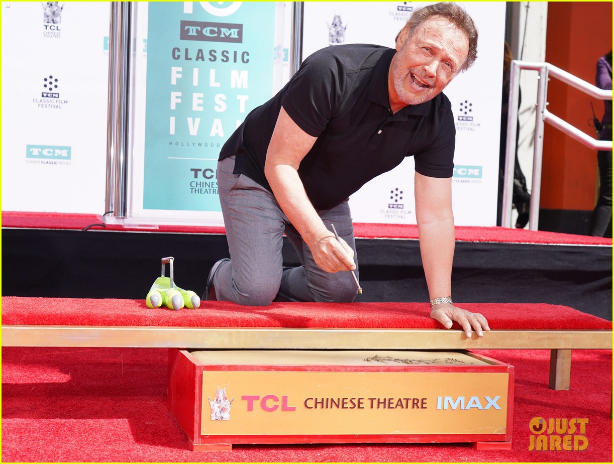 Billy Crystal Channels Mike Wazowski During Hollywood Hand & Footprint ...