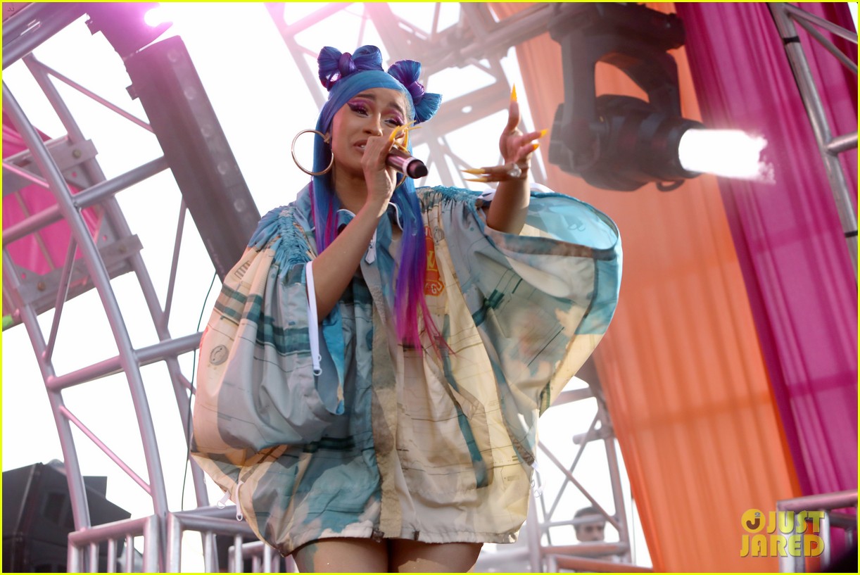 Cardi B Hits the Stage at Revolve's Party at Coachella 2019!: Photo ...