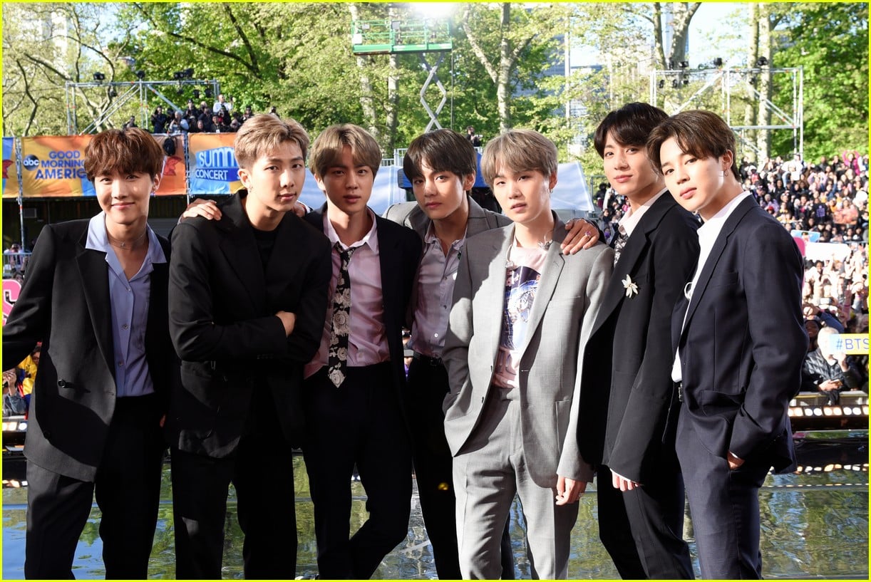 BTS Perform 'Boy With Luv' & 'Fire' On 'Good Morning America' - Watch ...