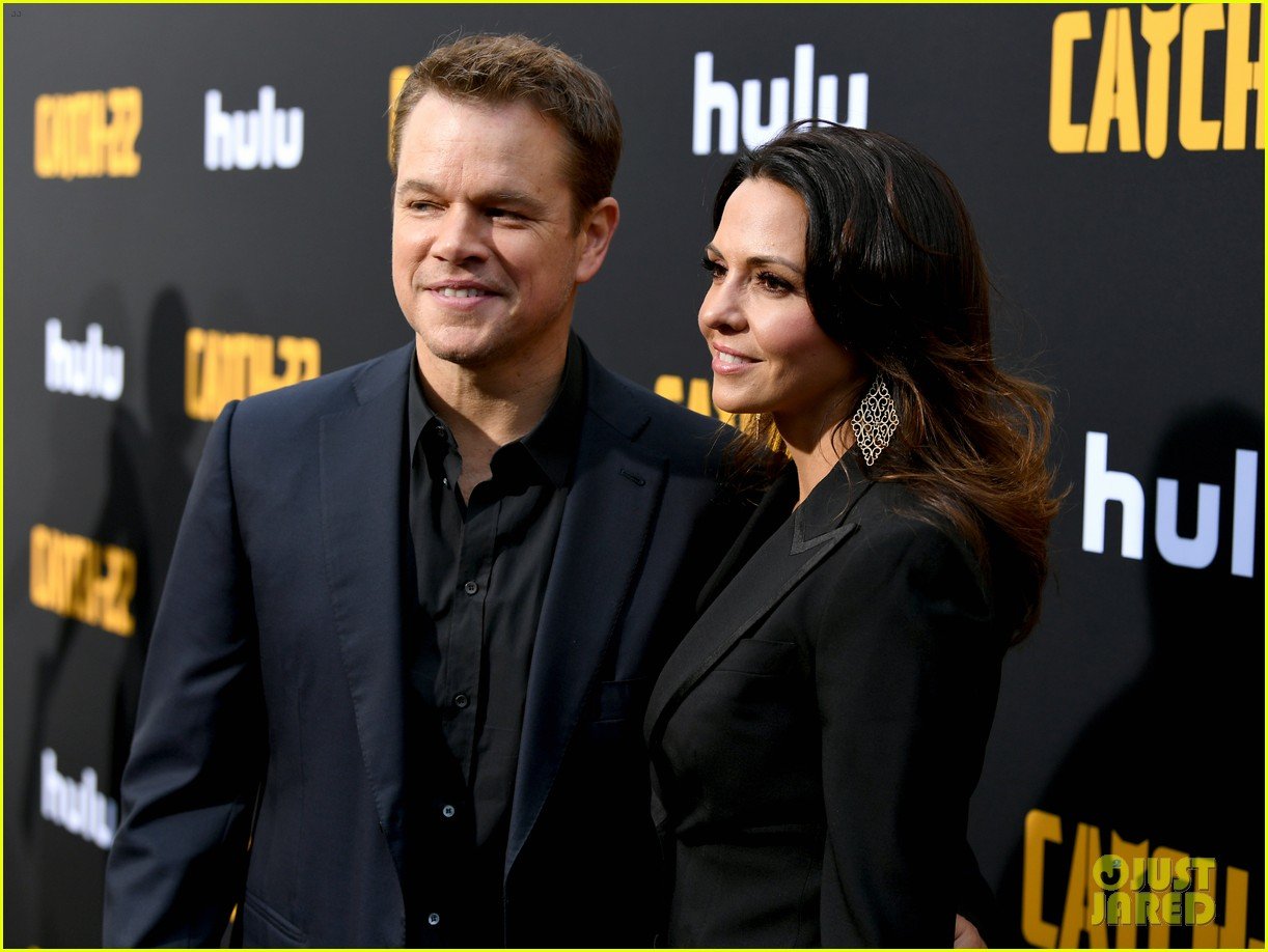 Matt Damon & Wife Luciana Couple Up at 'Catch-22' Premiere!: Photo ...
